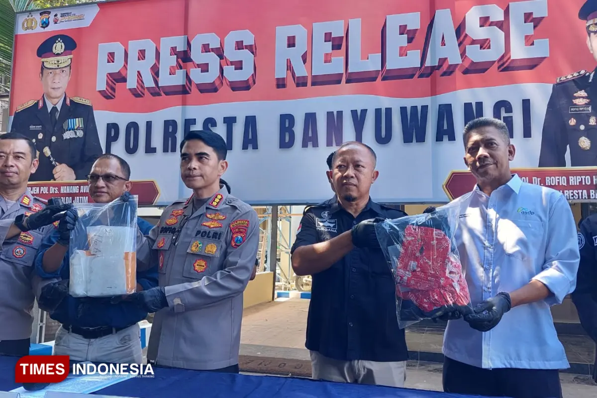 Pengiriman Sabu 2 Kg ke Bali Kandas di Tangan Polresta Banyuwangi ...